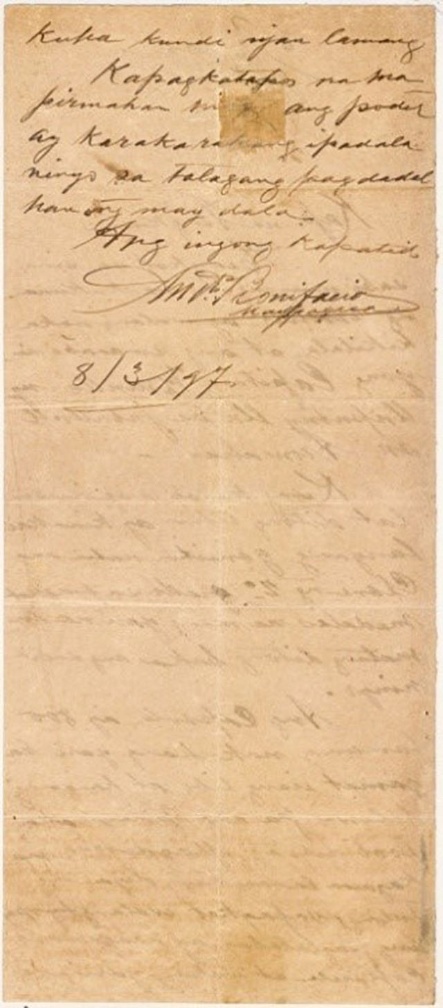Rare Handwritten Letters Of Andres Bonifacio | Collectors Hive Blog
